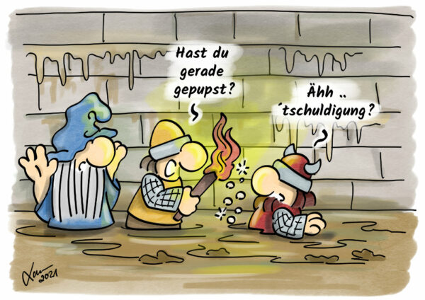 Cartoon: Ekel - kleine-helden.de