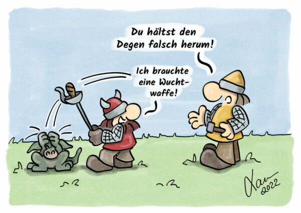 Cartoon: Ausbildung - kleine-helden.de